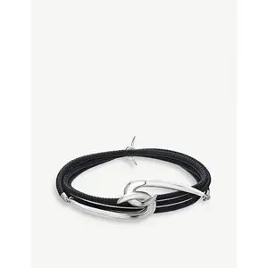 SHAUN LEANE Hook And Leather Bracelet