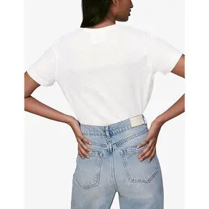 Whistles Emily Ultimate Relaxed-fit Cotton T-shirt - White