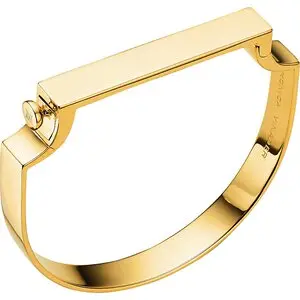 Monica Vinader Signature 18ct Yellow-Gold Vermeil Bangle Yellow