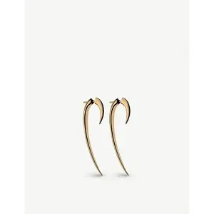 SHAUN LEANE Hook Rose Vermeil Earrings - Gold