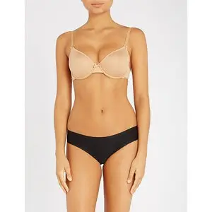 Chantelle Basic Invisible Smooth Memory Foam T-shirt Bra - Toffee