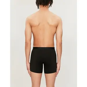 Derek Rose Jack Slim-fit Pima-cotton Trunks - Black
