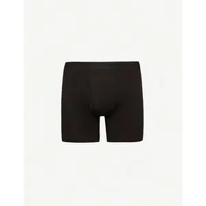 Derek Rose Jack Slim-fit Pima-cotton Trunks - Black
