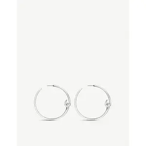 SHAUN LEANE Hook Hoop Earrings - Silver