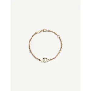 Chopard Happy Diamonds Icons Diamond And 18ct Rose-gold Bracelet - Rose Gold