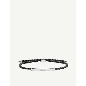 Monica Vinader Linear Sterling Silver Friendship Bracelet - Silver/back