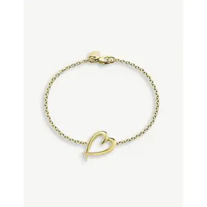 SHAUN LEANE Plated Heart Chain Bracelet