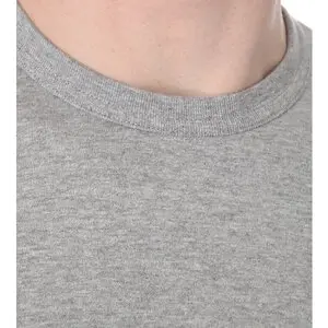 Play Comme Des Garcon Logo-embroidery Cotton-jersey T-shirt - Grey