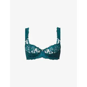 AUBADE Mon-bijou Half-cup Stretch-lace Bra
