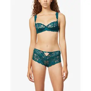 AUBADE Mon-bijou Half-cup Stretch-lace Bra