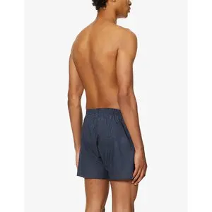 Derek Rose Plaza Polka Dot-pattern Classic-fit Boxer Briefs - Navy