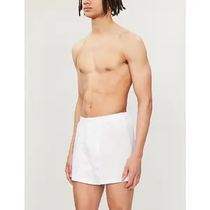 Hanro Sport-fit Cotton Boxers - White