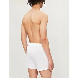 Hanro Sport-fit Cotton Boxers - White