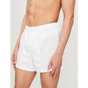 Hanro Sport-fit Cotton Boxers - White