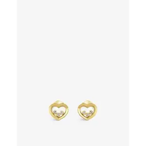 Chopard Happy Diamonds Heart Earrings - Yellow Gold