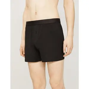 Sunspel Elasticated Slim-fit Cotton Boxers