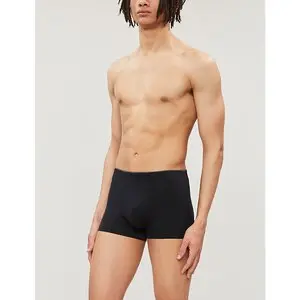Hanro Elasticated Slim-fit Stretch-cotton Trunks
