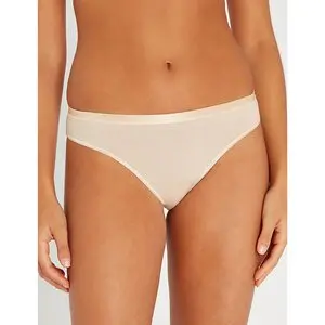 Hanro Seamless Midi Stretch-cotton Briefs - 0274 Beige