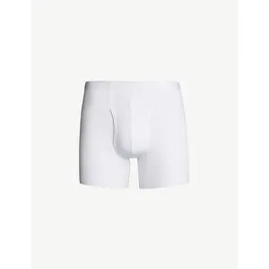 Derek Rose Alex Slim-fit Stretch-modal Trunks - White