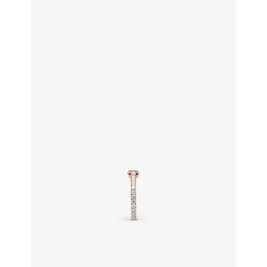 Messika Gatsby 18ct Rose Gold And 0.15ct Diamond Single Earring