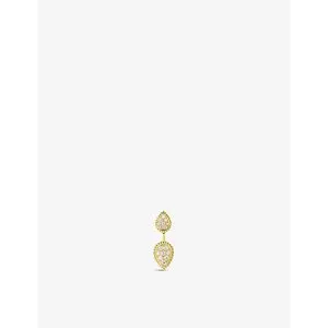 Boucheron Serpent Bohème 18ct Yellow- And Diamond Single Stud Earring - Gold