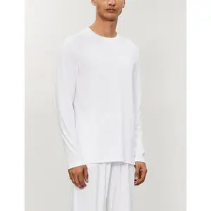 Derek Rose Basel Long-sleeved Stretch-modal T-shirt