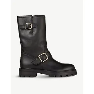 JIMMY CHOO Biker Ii Leather Boots