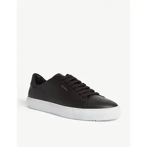 Axel Arigato Clean 90 Leather And Suede Sneakers - Blk/white