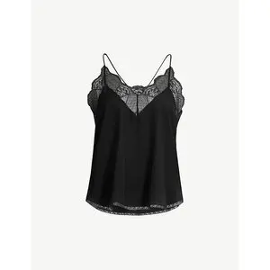 Zadig&Voltaire Christy Silk Cami Top - Noir