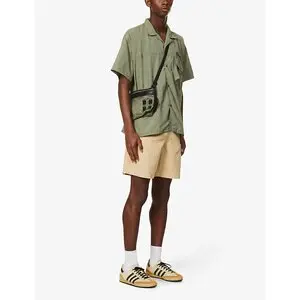 Champion Brand-embroidered Cotton-twill Shorts