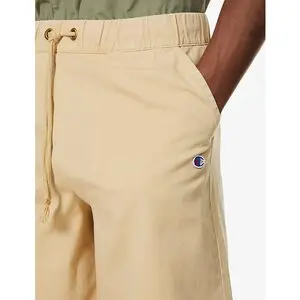 Champion Brand-embroidered Cotton-twill Shorts