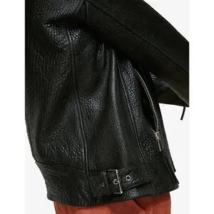 Whistles Lily Leather Biker Jacket