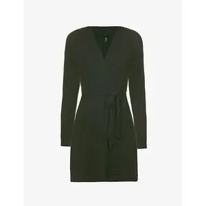 SKIMS Sleep Belted Stretch-jersey Robe