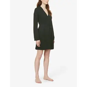 SKIMS Sleep Belted Stretch-jersey Robe