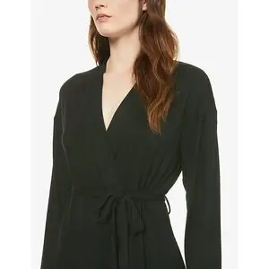 SKIMS Sleep Belted Stretch-jersey Robe
