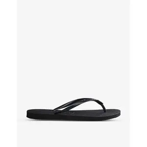 Havaianas Slim Crystal-embellished Rubber Flip-flops