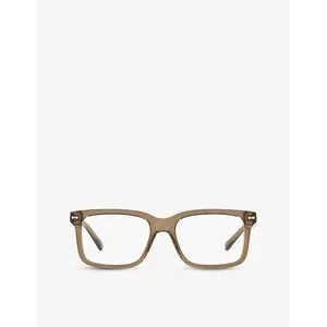 Gucci Rectangular Optical Glasses - Brown
