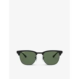 Ray-ban Clubmaster Metal Square Sunglasses - Black