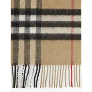Burberry Ladies Cashmere Check Giant Scarf