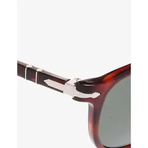 Persol Suprema Tortoiseshell Round-frame Sunglasses