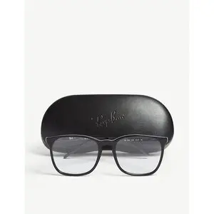 Ray-ban Square-frame Optical Glasses - Black
