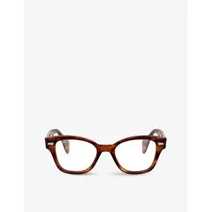 Ray-ban Square Acetate Glasses - Brown