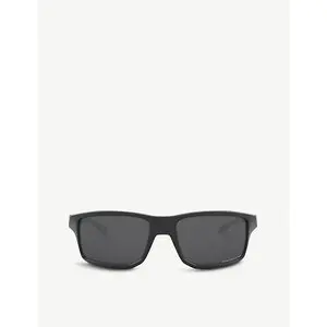 Oakley Gibston Rectangle Sunglasses - Black