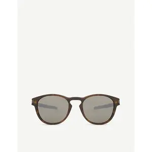 Oakley Round-frame Sunglasses - Matte Brown