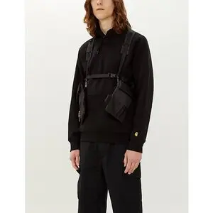 Carhartt Work In Progress Chase Cotton-blend Jersey Hoody - Black / Gold