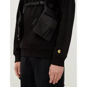 Carhartt Work In Progress Chase Cotton-blend Jersey Hoody - Black / Gold