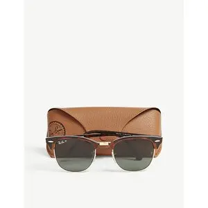 Ray-ban Clubmaster Square-frame Sunglasses - Havana