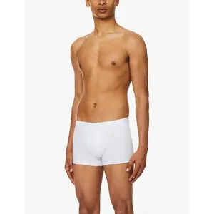 Derek Rose Jack Branded-waistband Stretch-cotton Trunks