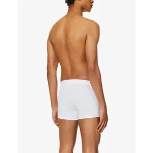 Derek Rose Jack Branded-waistband Stretch-cotton Trunks