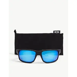 Oakley Gibston Rectangle Sunglasses - Black